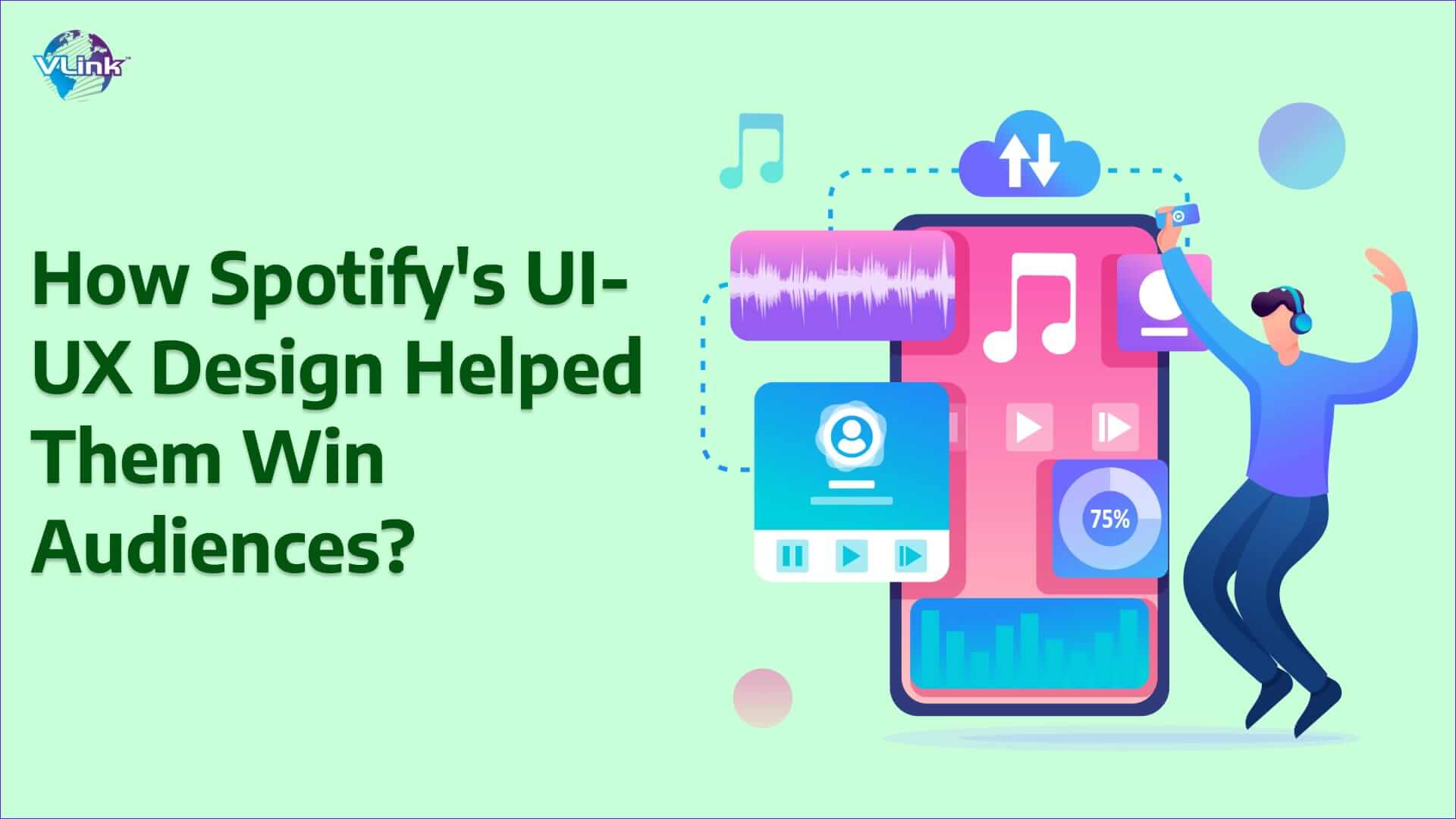 How Spotify's UI-UX Design Helped Them Win Audiences?